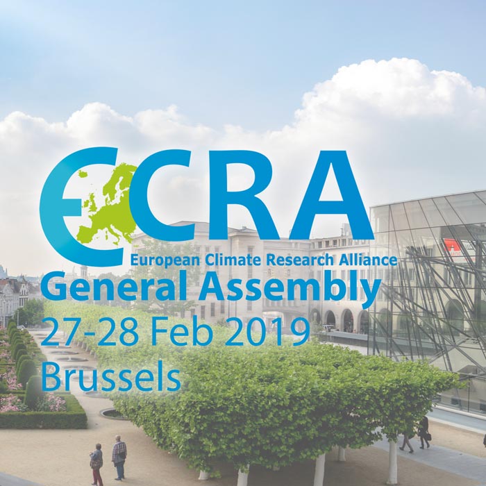 European Climate Research Alliance GA on 27-28 February 2019 in ...